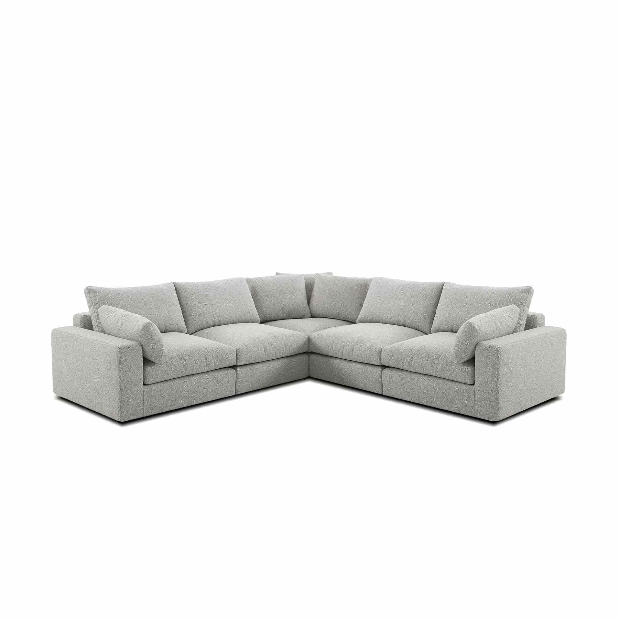 MODULAR TUZI SECTIONAL, OAT TWEED – The Room Collection